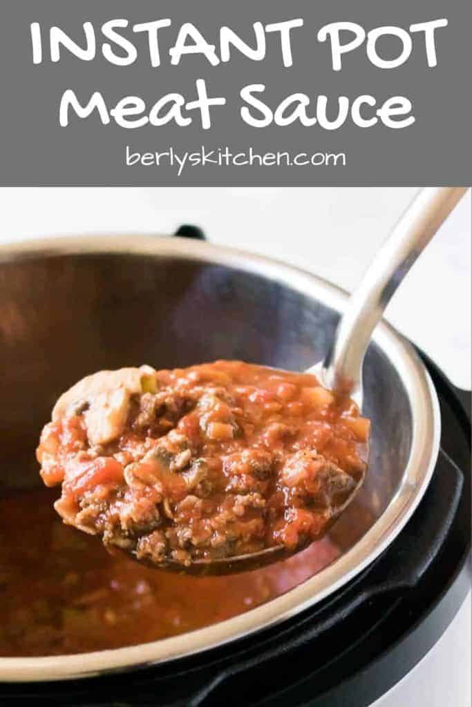 Instant Pot Meat Sauce