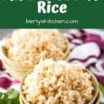 Instant Pot Minute Brown Rice Recipe | Berly's Kitchen