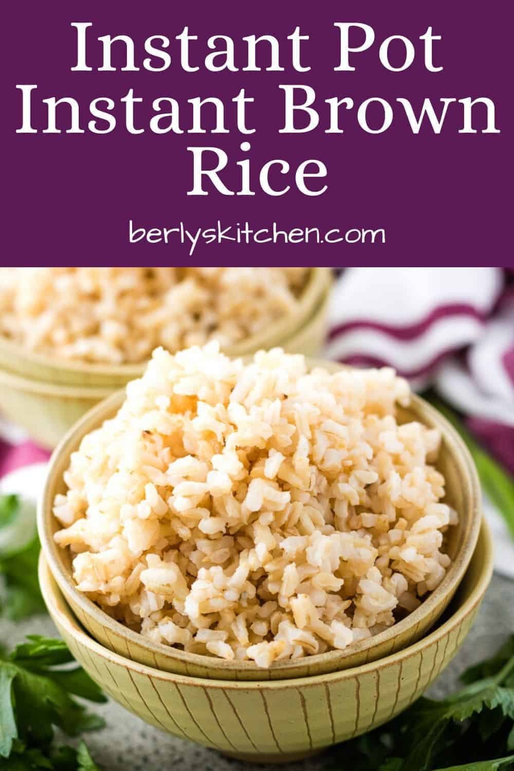 Receta instantánea de arroz integral en minutos