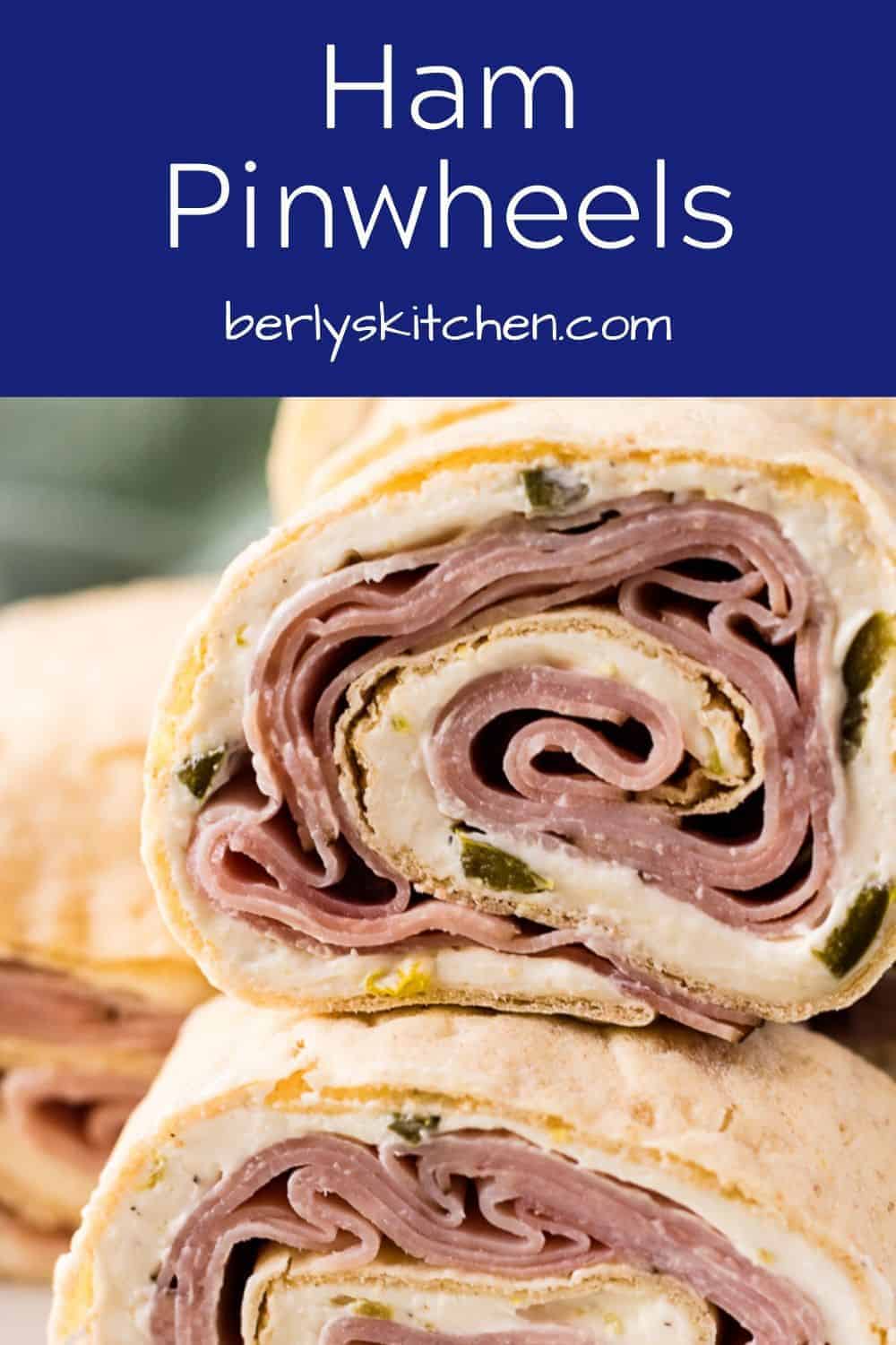 Ham Cream Cheese Pinwheels Recipe