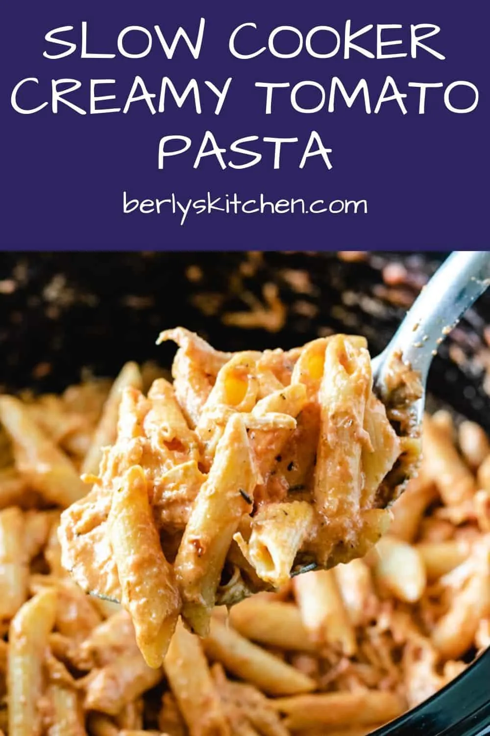 Easy Slow Cooker Creamy Chicken Pasta