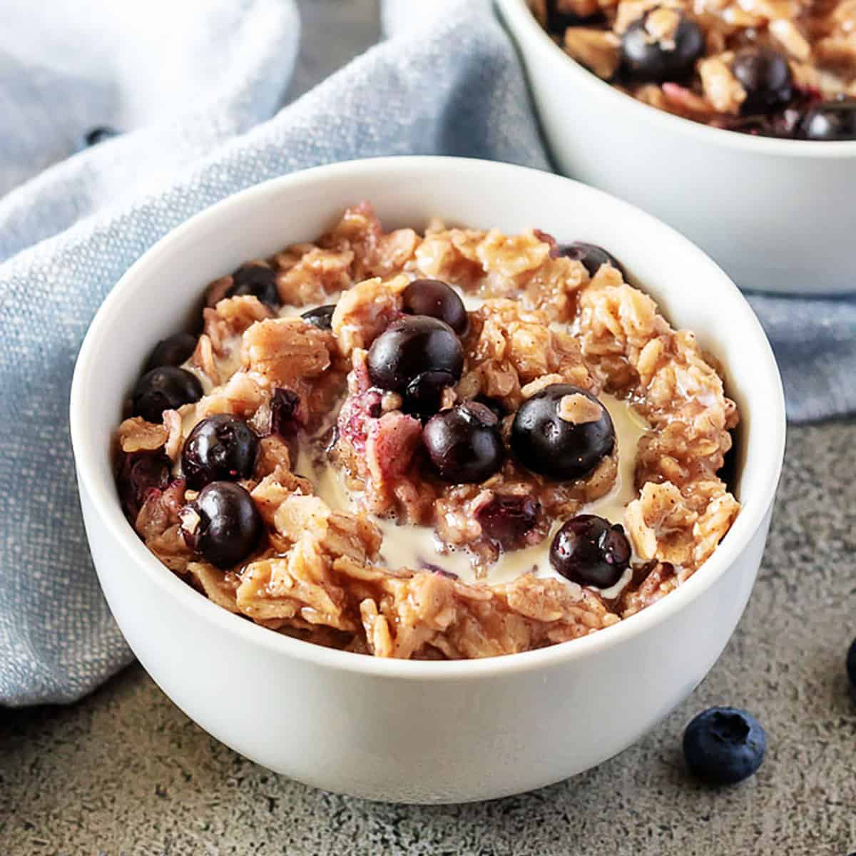 Easy Blueberry Oatmeal