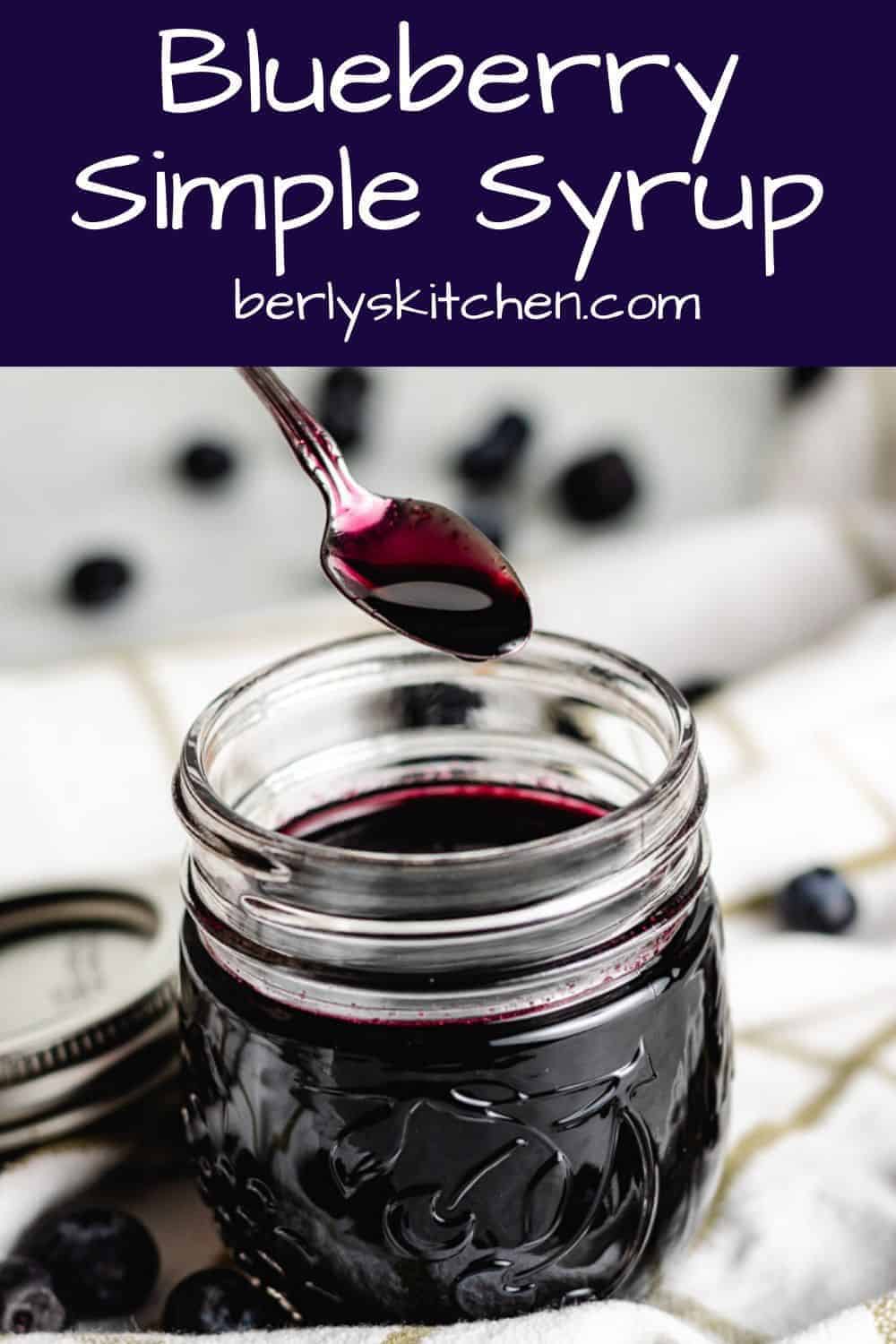 Blueberry Simple Syrup Recipe