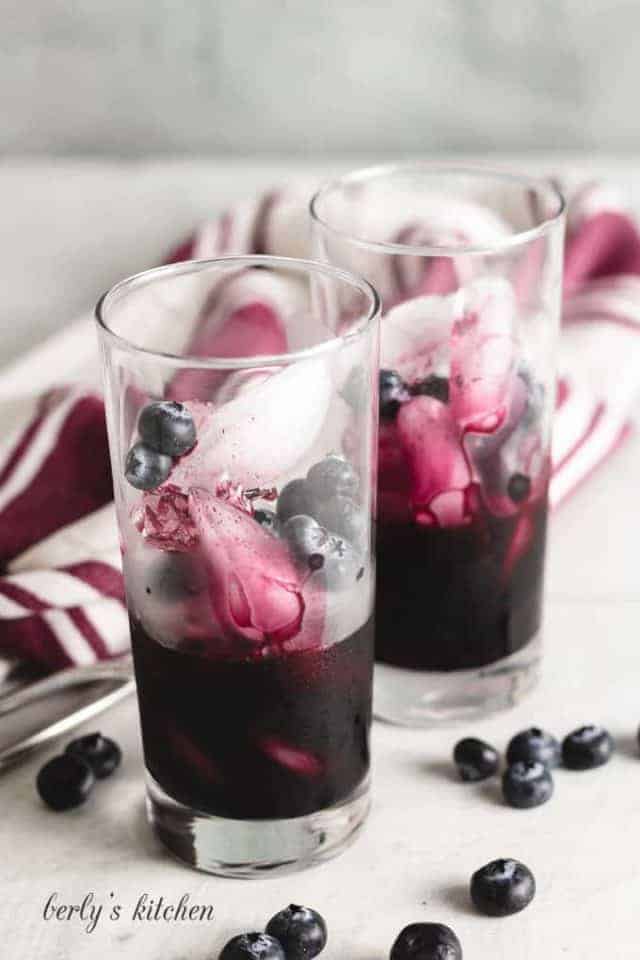 Homemade Blueberry Soda Recipe