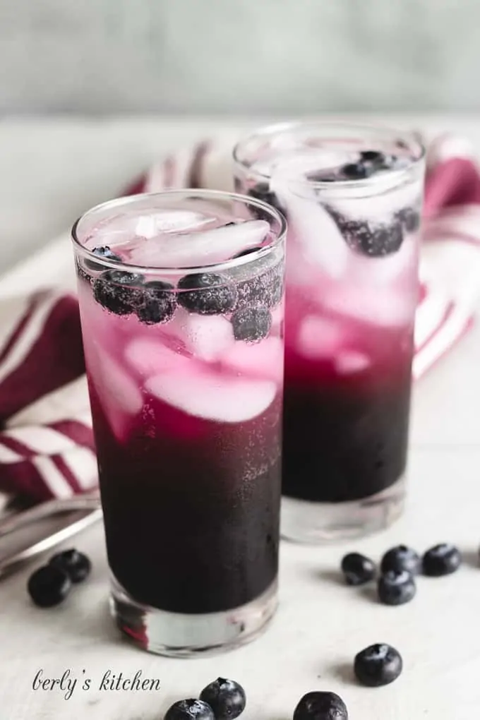 Simple Homemade Blueberry Soda Recipe