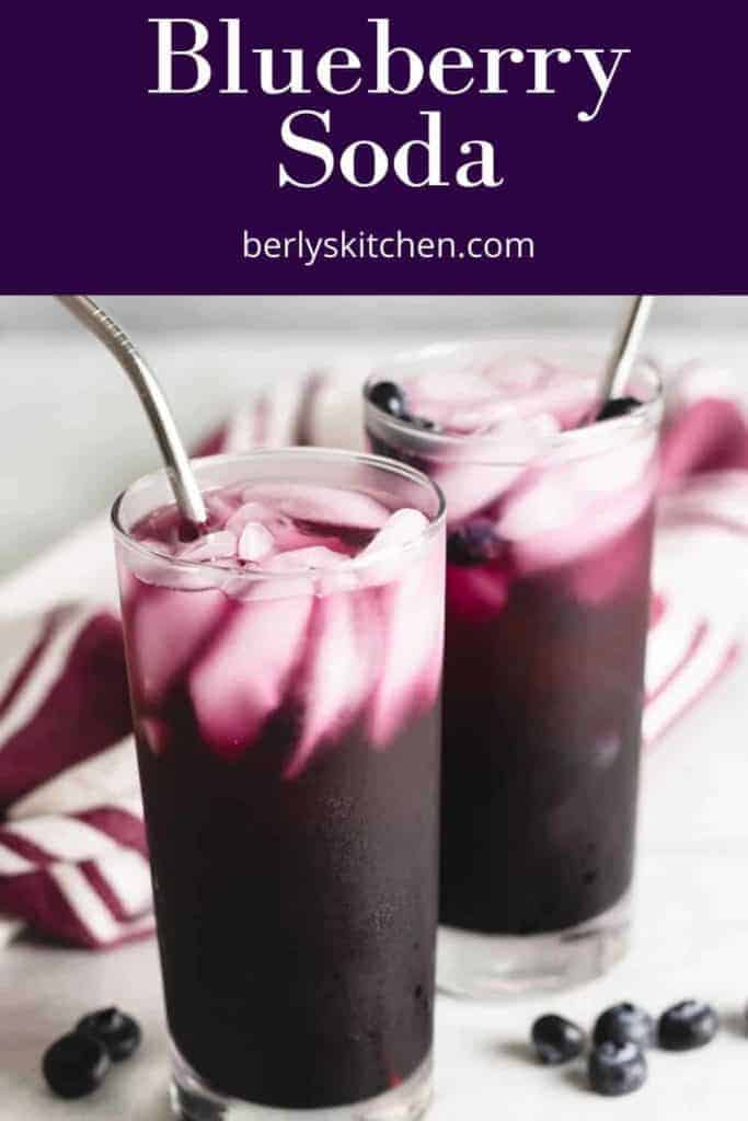 Simple Homemade Blueberry Soda Recipe