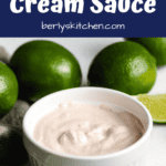 Simple Chipotle Cream Sauce | Berly's Kitchen