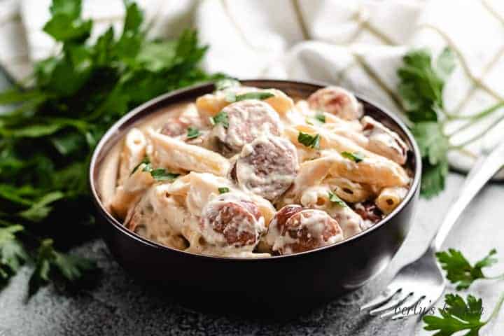 Creamy Kielbasa Pasta