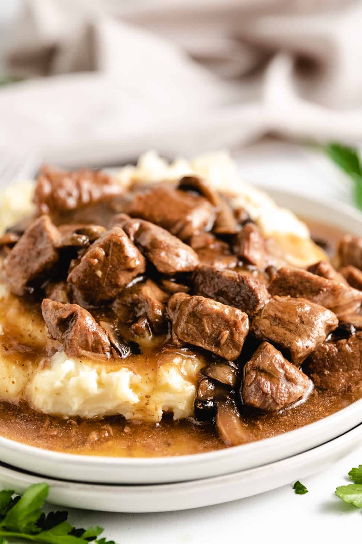 Beef Tips With Gravy