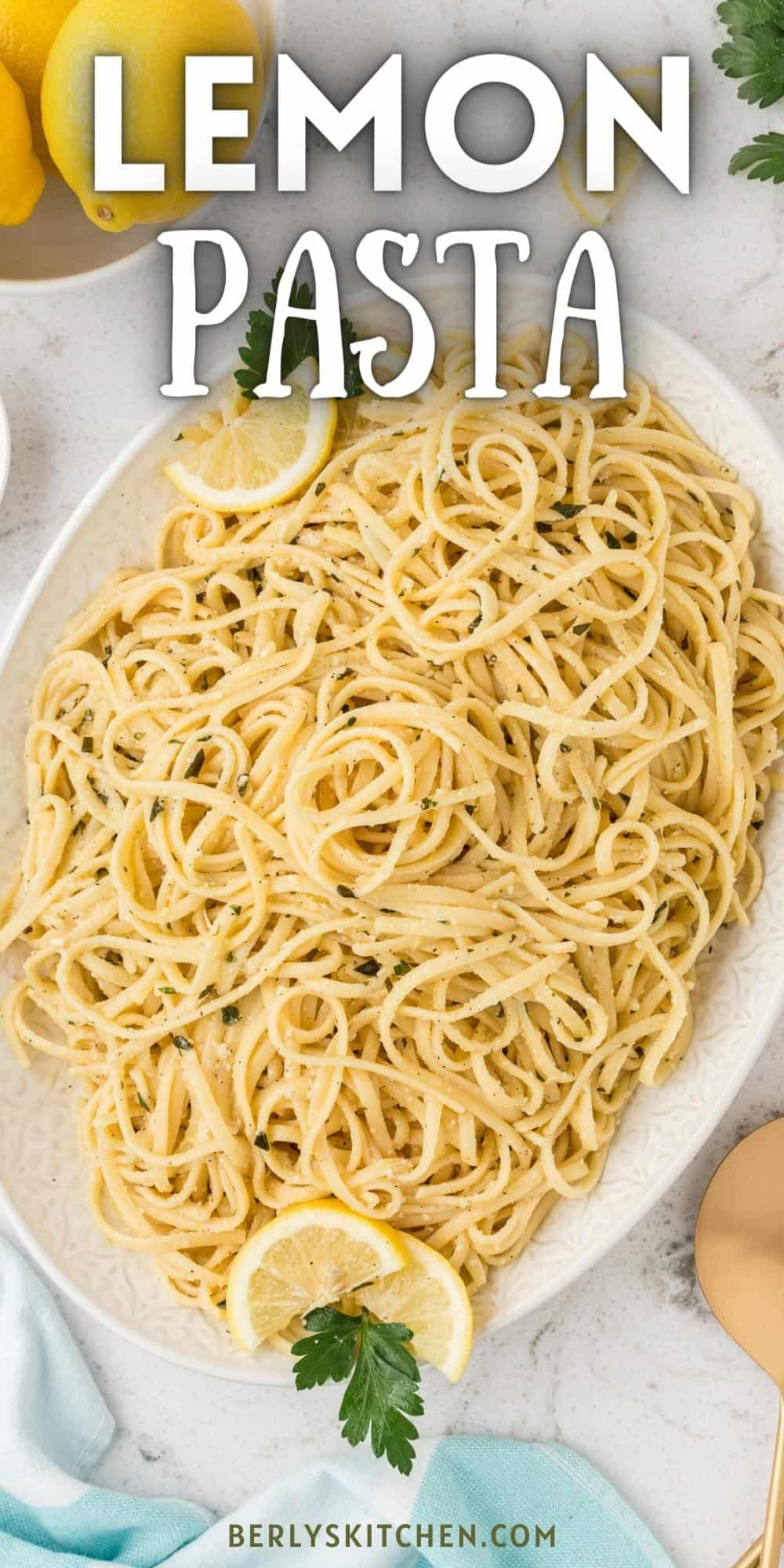 Easy Lemon Basil Pasta Recipe (No Cream)