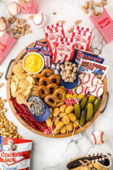 Baseball Snack Board
