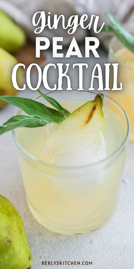 Ginger Pear Cocktail