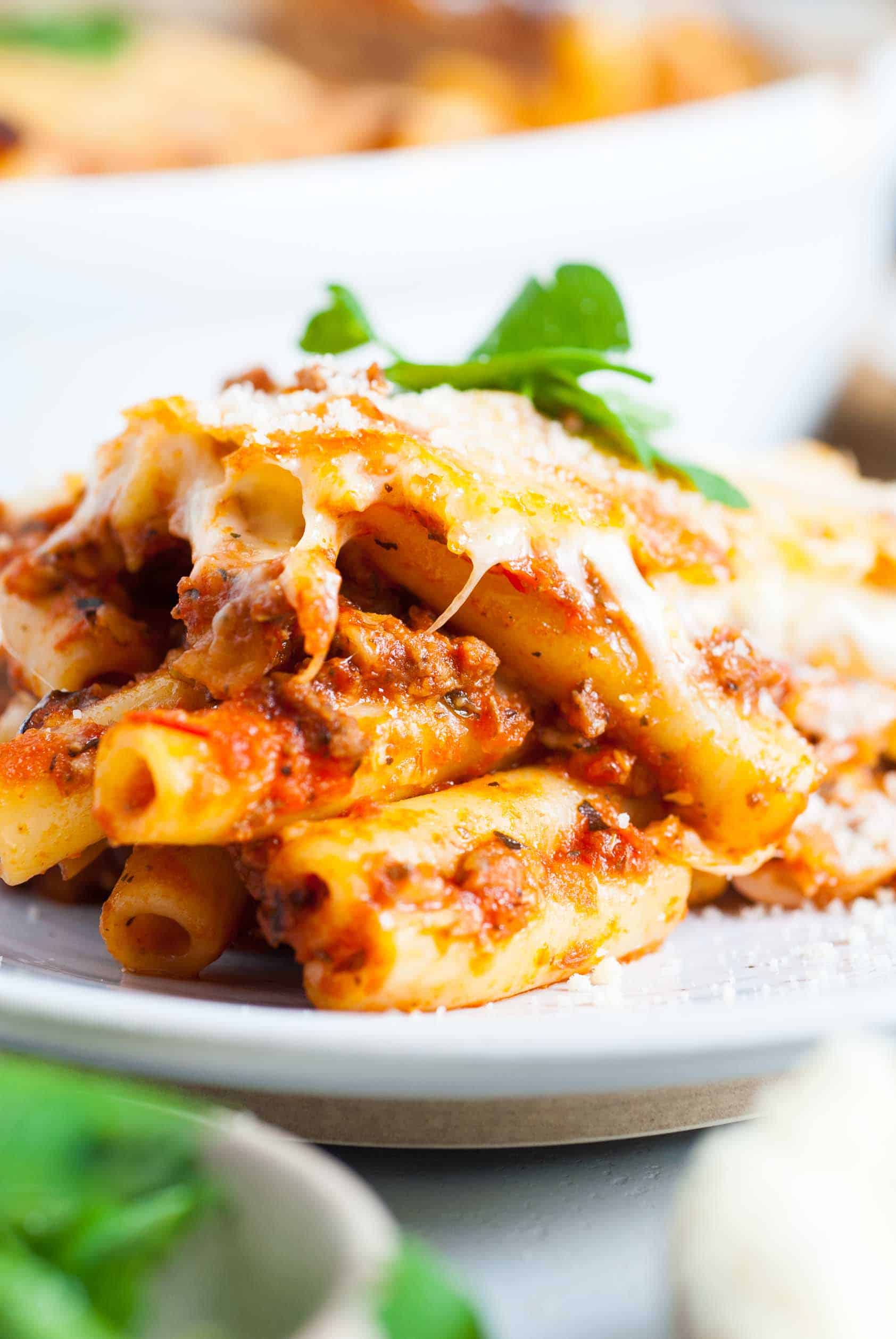 Easy Baked Ziti Recipe With Ground Beef