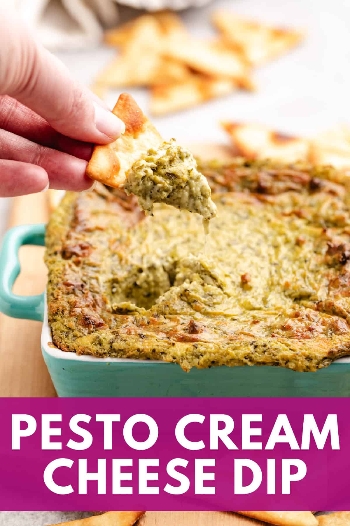 Hot Pesto Dip