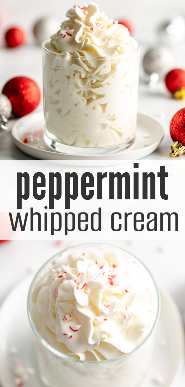 Easy Peppermint Whipped Cream Recipe