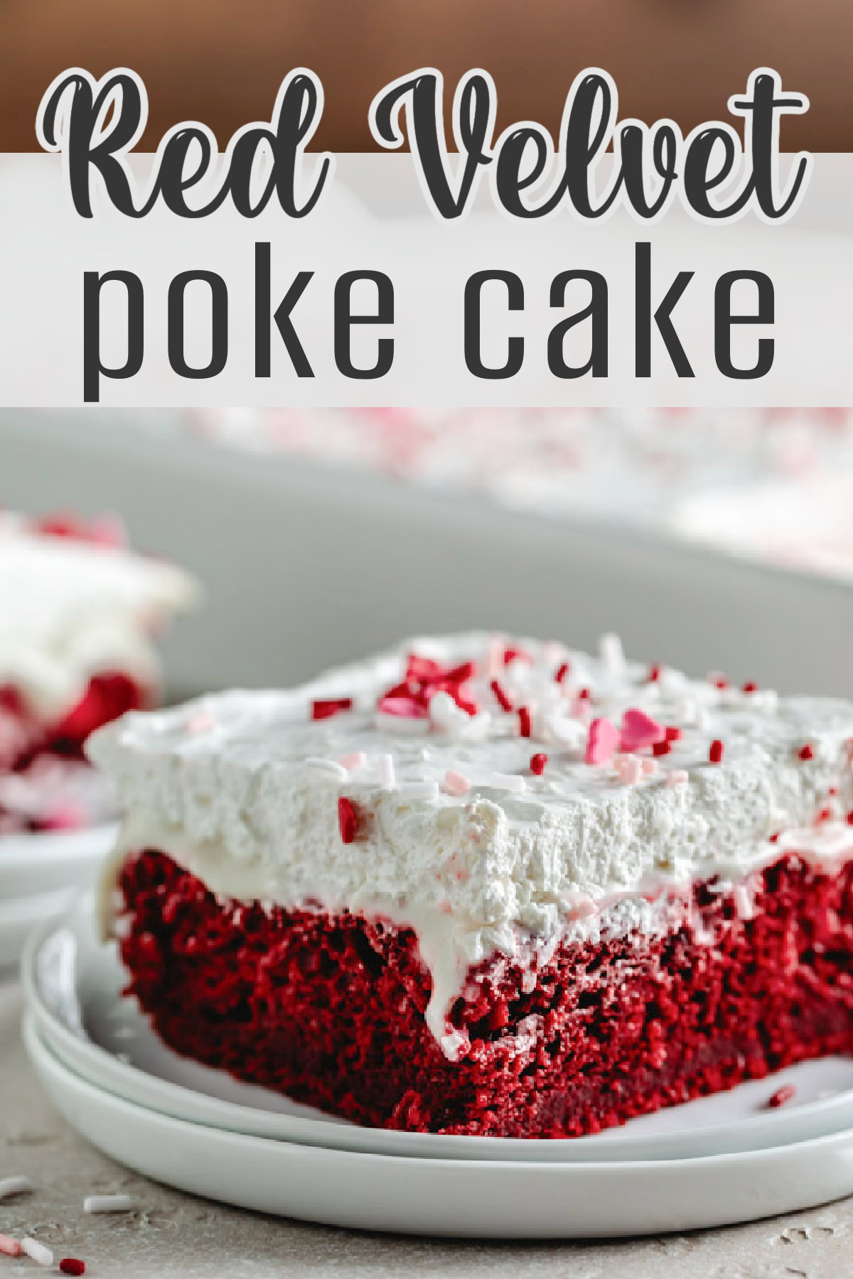 Red Velvet Poke Cake Recipe